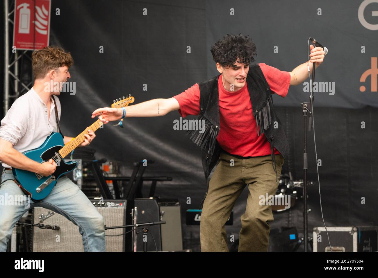 SLATE, CONCERT, 2024: Guitarist Elis Penri and singer Jack Shephard ...