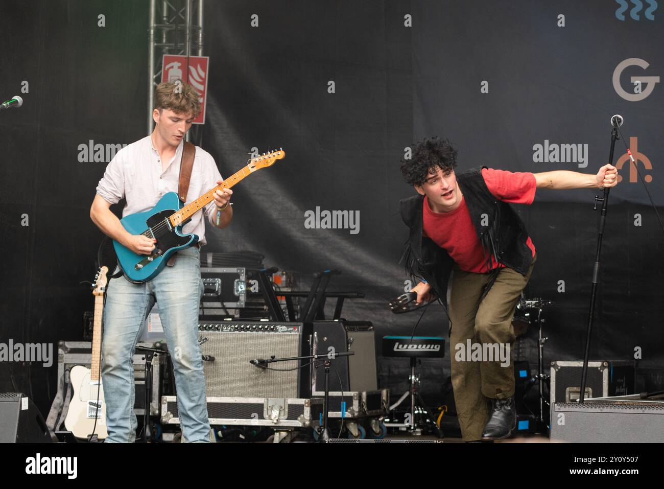 SLATE, CONCERT, 2024: Guitarist Elis Penri and singer Jack Shephard ...