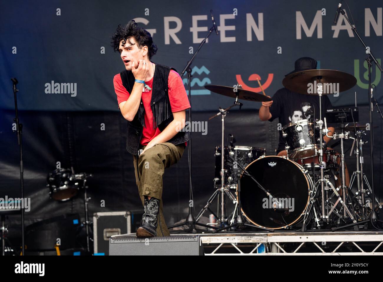 SLATE, CONCERT, 2024: Singer Jack Shephard from the Welsh band Slate ...