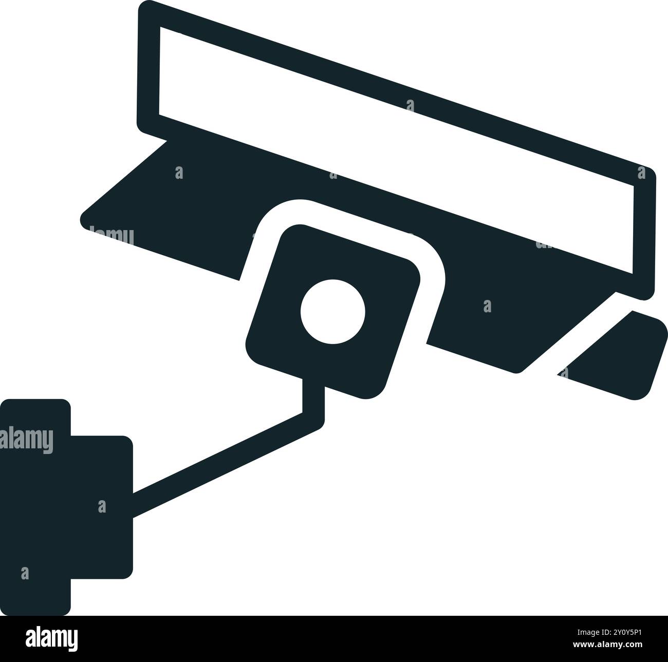 Security camera observing, modern video surveillance system for safety ...