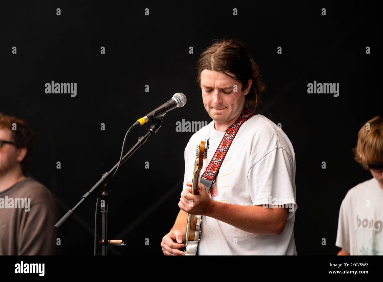 TAPIR!, CONCERT, 2024: Ike Gray from the band Tapir! play the Walled ...