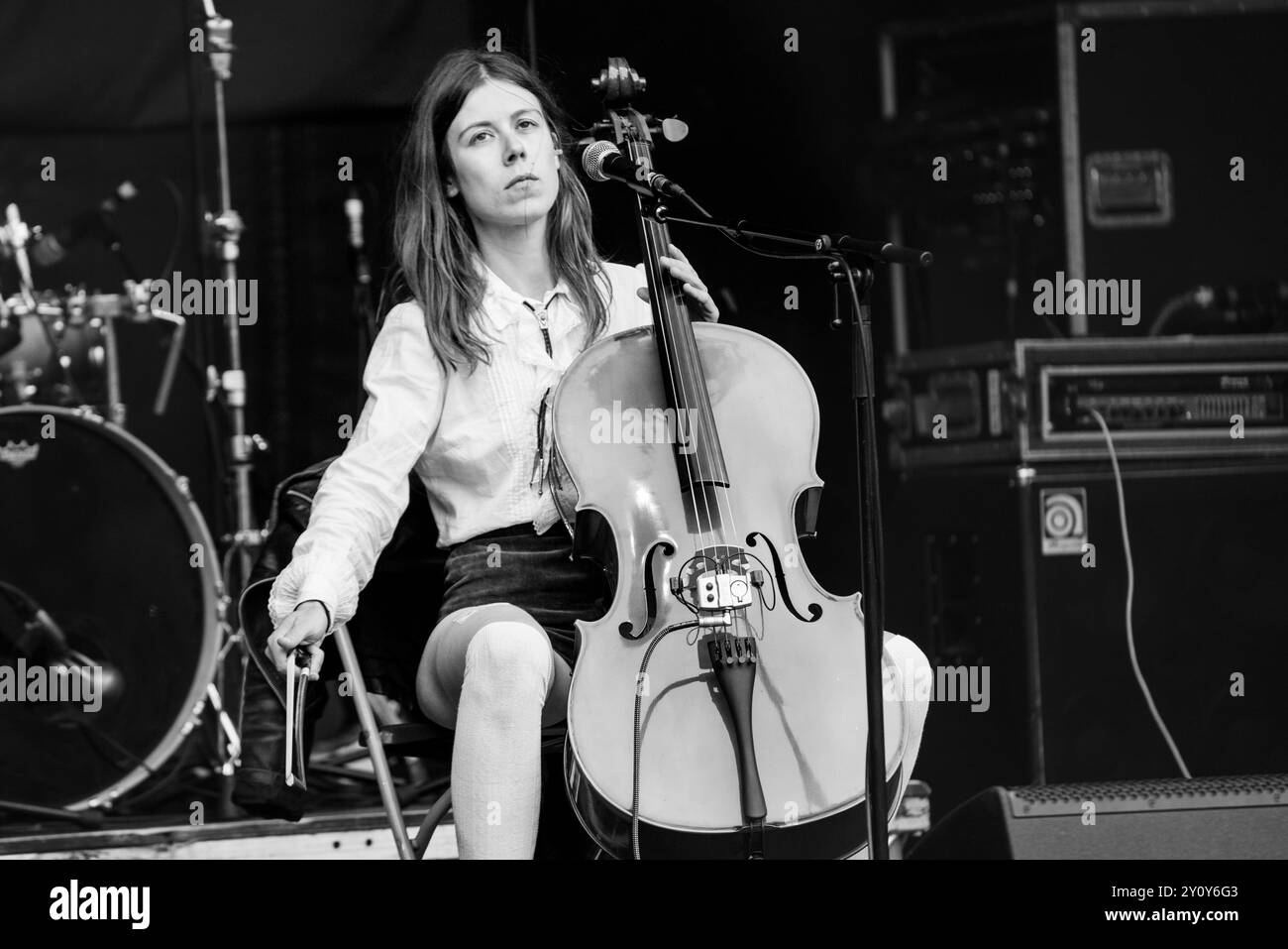 THE NEW EVES, CONCERT, 2024: Nina Winder-Lind from the band The New ...