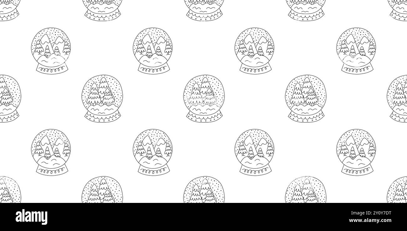 Crystal ball illustration hand Black and White Stock Photos & Images ...