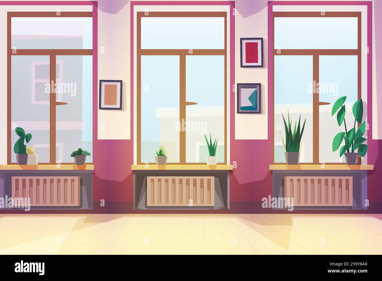 Dance lesson inside Stock Vector Images - Alamy