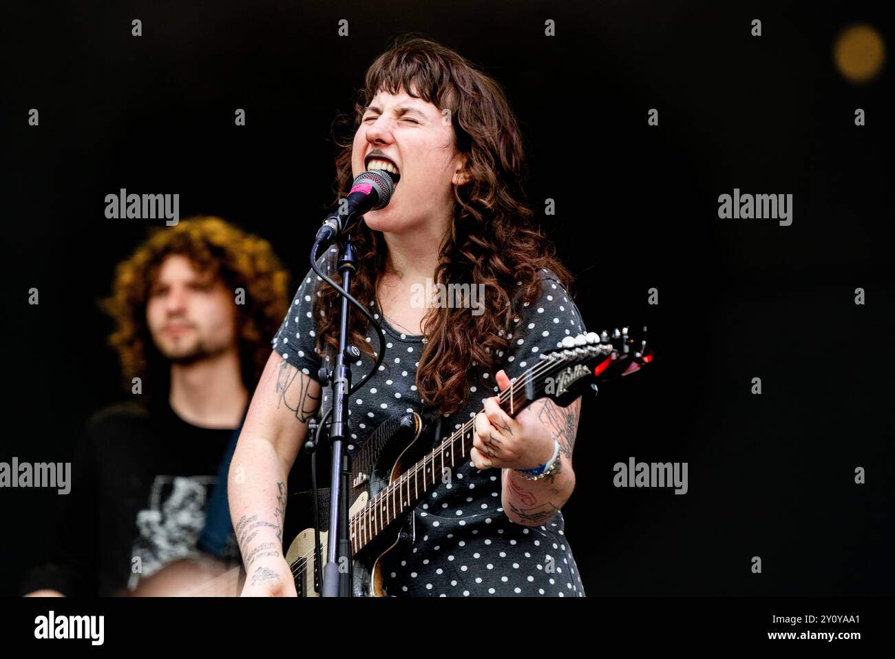 WEDNESDAY, CONCERT, 2024: Karly Hartzman of the rock band Wednesday ...