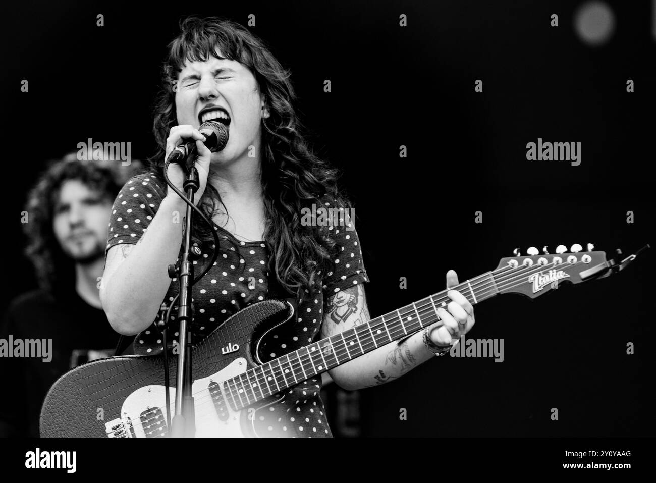 WEDNESDAY, CONCERT, 2024: Karly Hartzman of the rock band Wednesday ...