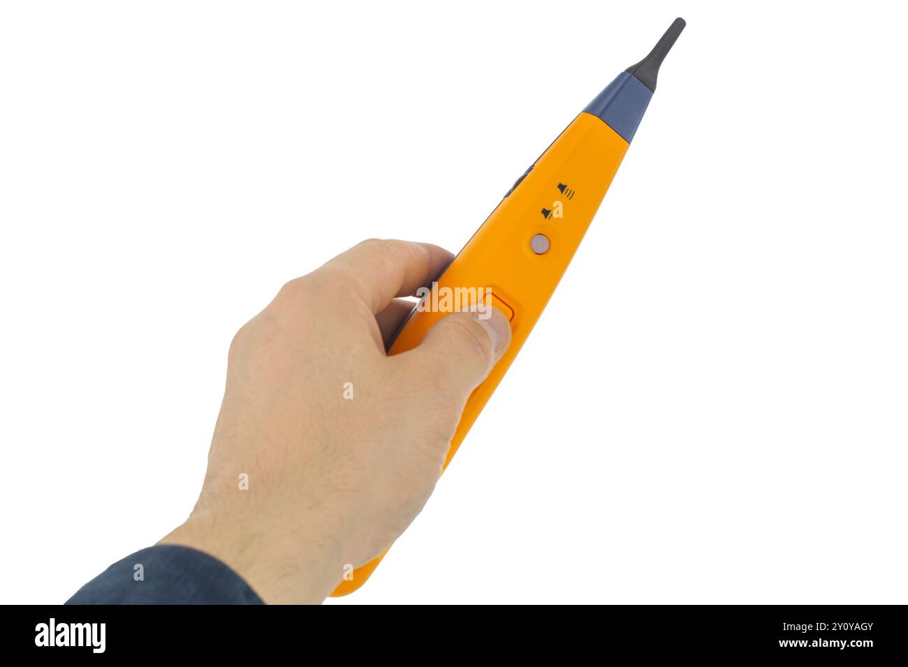 Hand Holding an Electrical Tester Stock Photo - Alamy