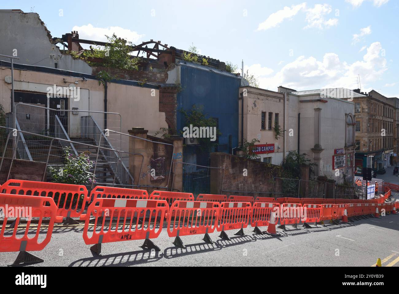 Glasgow - September 4th 2024: O2 ABC Sauchiehall Street. Work begins to ...