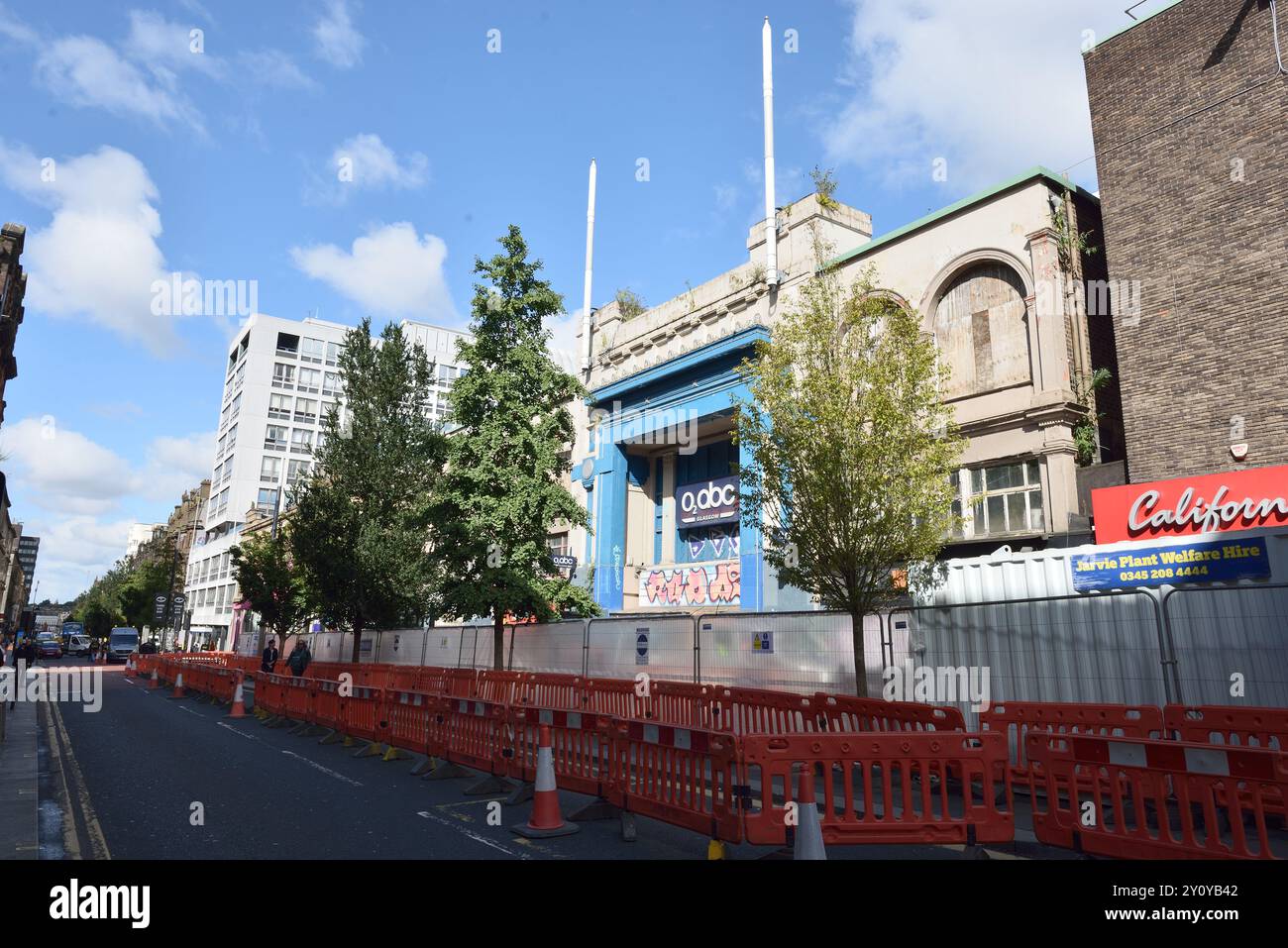 Glasgow - September 4th 2024: O2 ABC Sauchiehall Street. Work begins to ...