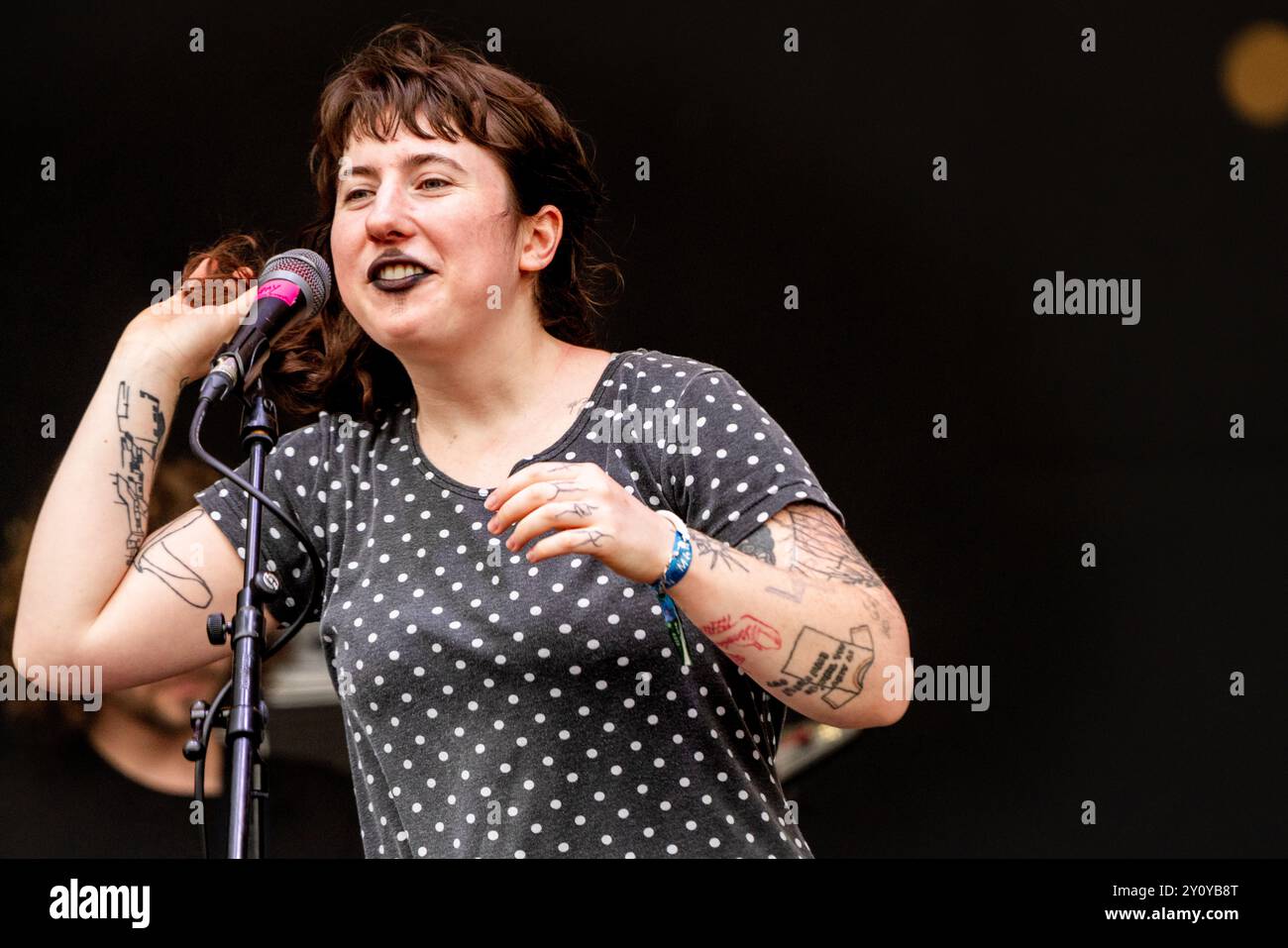 WEDNESDAY, CONCERT, 2024: Karly Hartzman of the rock band Wednesday ...