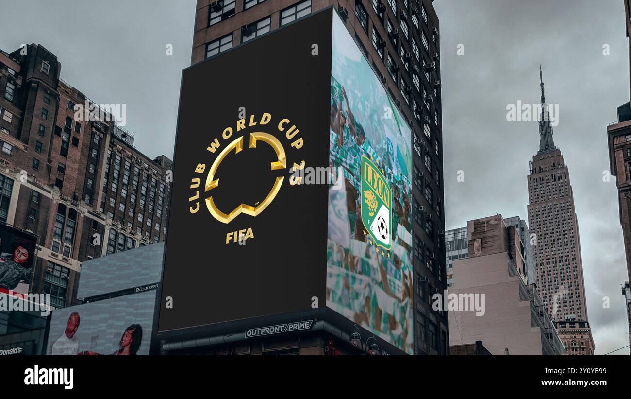 Mockup as example for billboard marketing for FIFA Club World Cup 25 ...