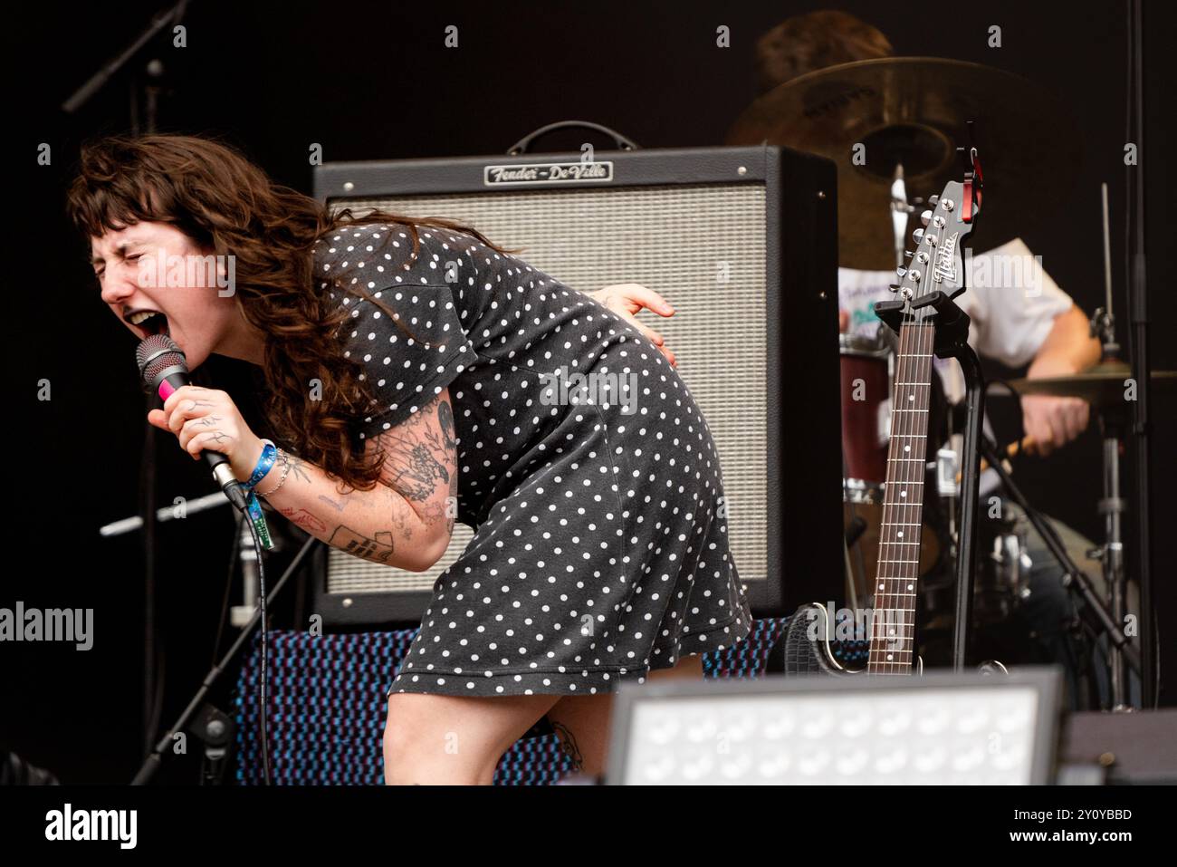 WEDNESDAY, CONCERT, 2024: Karly Hartzman of the rock band Wednesday ...