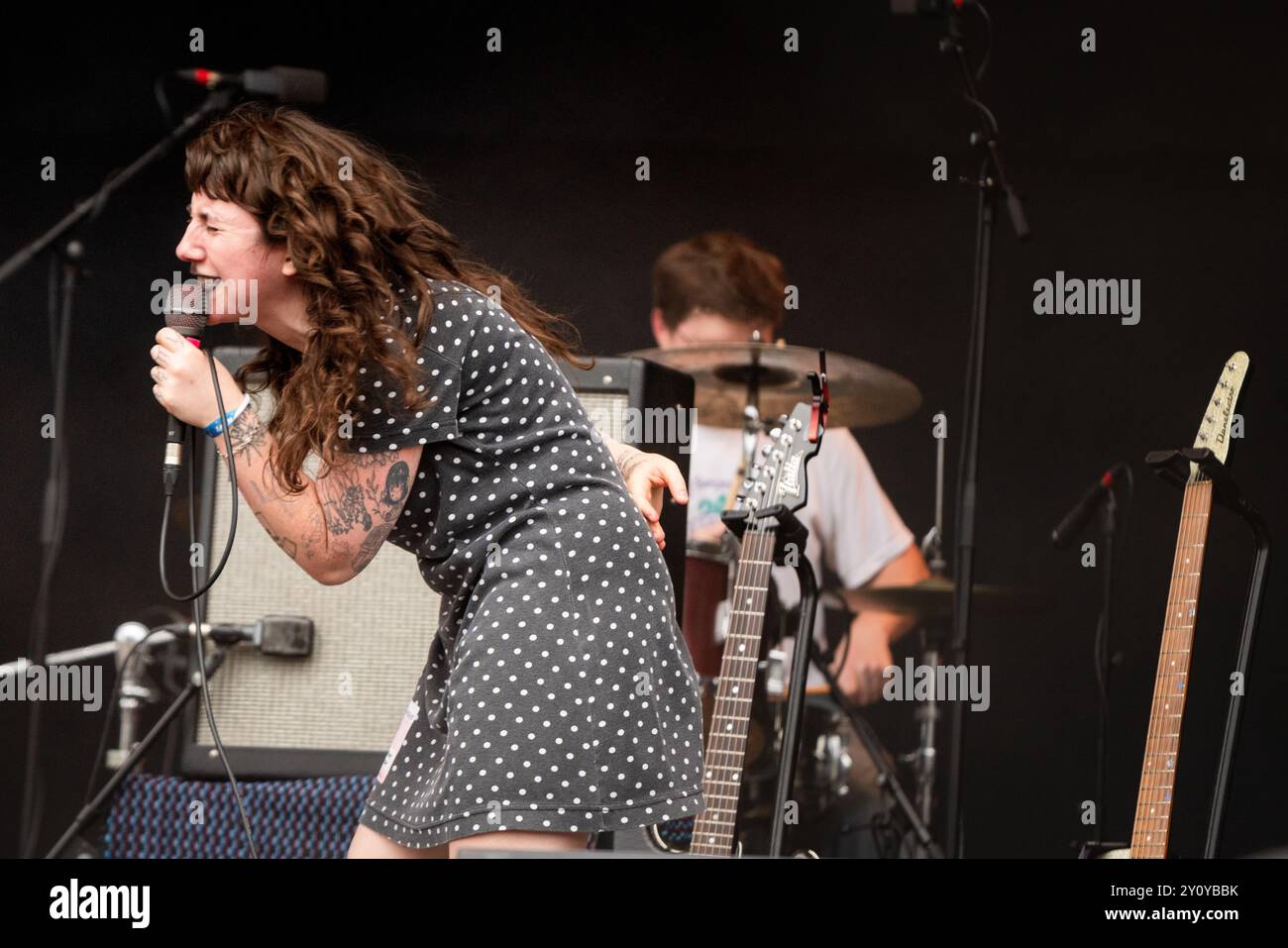 WEDNESDAY, CONCERT, 2024: Karly Hartzman of the rock band Wednesday ...