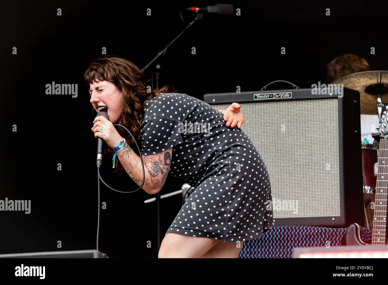 WEDNESDAY, CONCERT, 2024: Karly Hartzman of the rock band Wednesday ...
