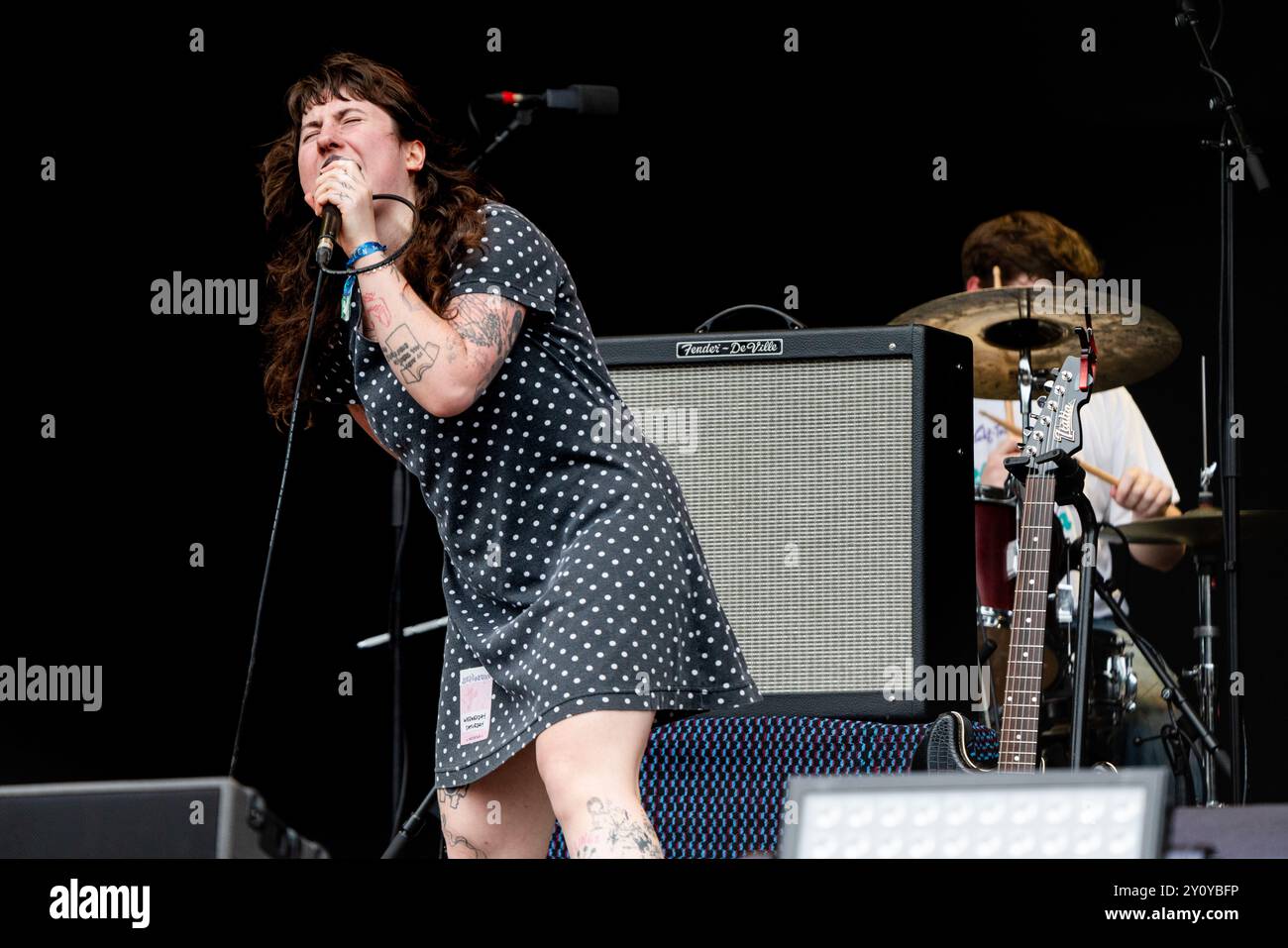 WEDNESDAY, CONCERT, 2024: Karly Hartzman of the rock band Wednesday ...