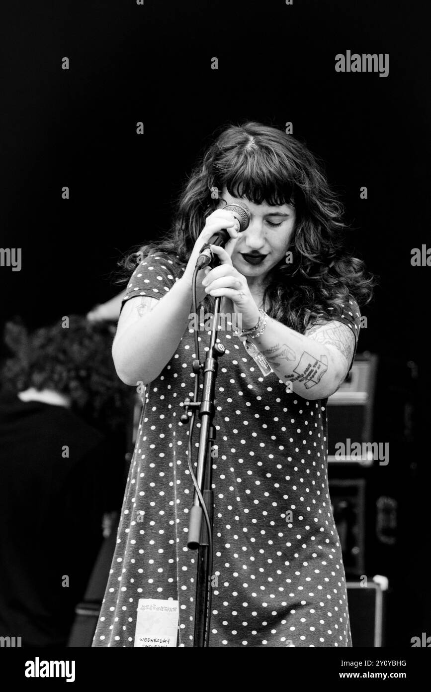 WEDNESDAY, CONCERT, 2024: Karly Hartzman of the rock band Wednesday ...