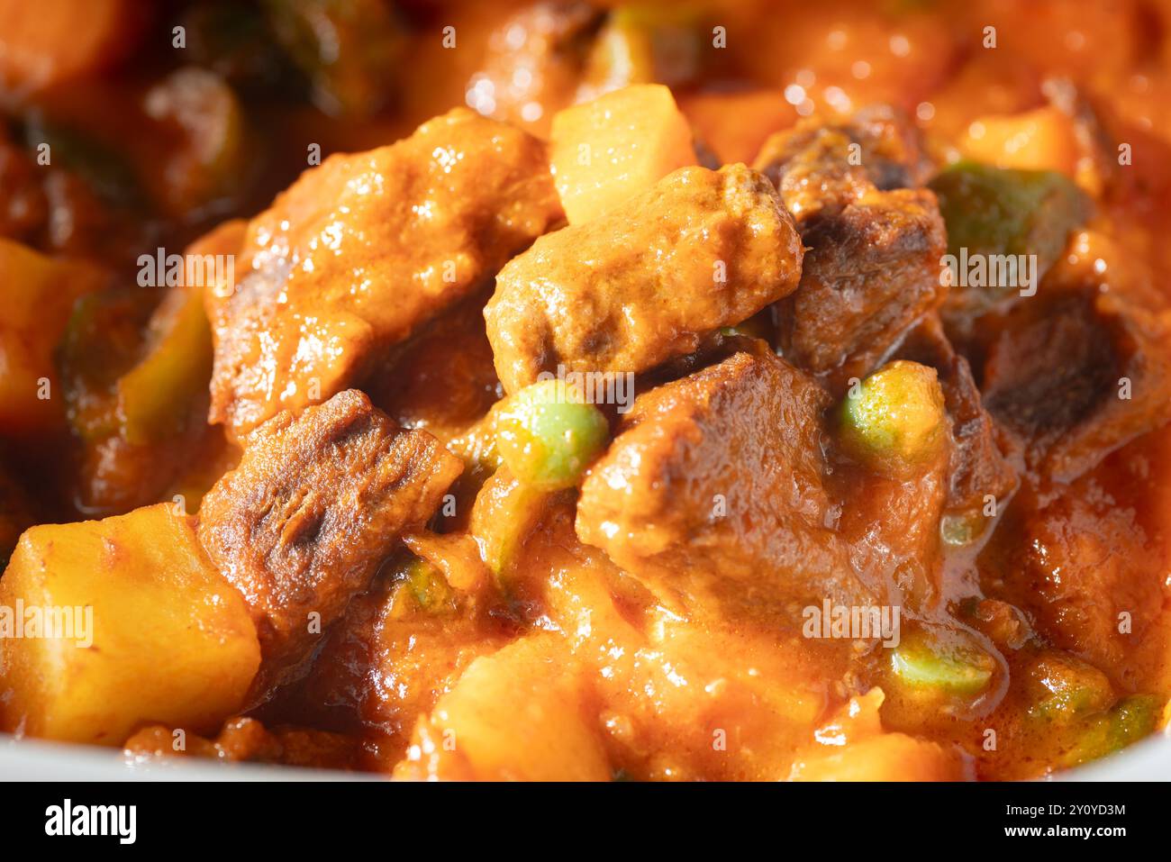 Beef caldereta or kaldereta - a Filipino beef stew in tomato sauce ...