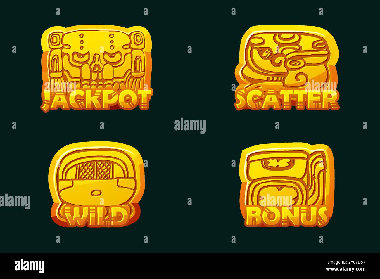 Olmec glyph Stock Vector Images - Alamy