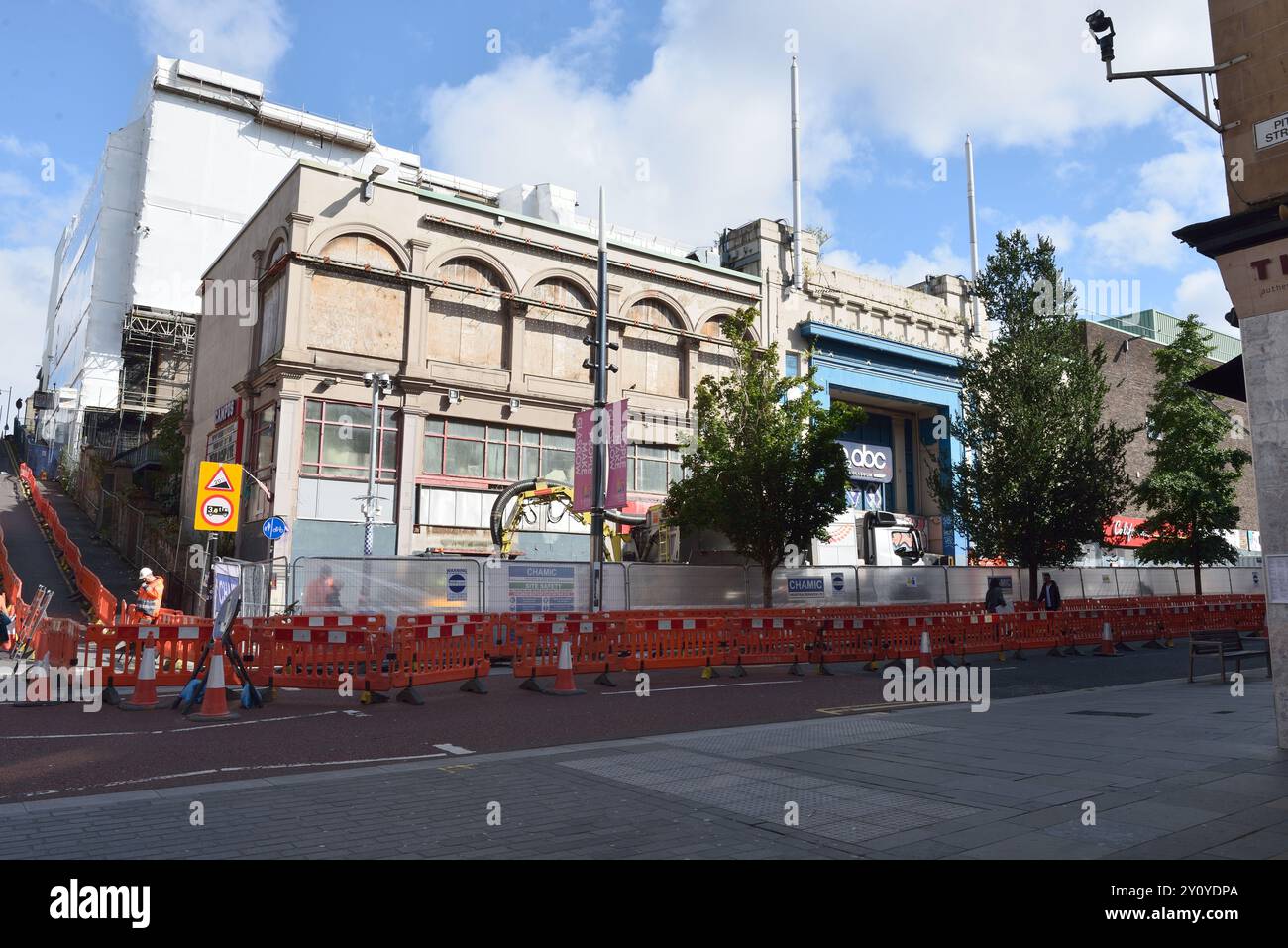 Glasgow - September 4th 2024: O2 ABC Sauchiehall Street. Work begins on ...
