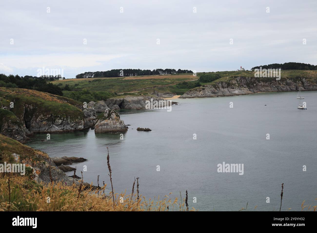 Coastline between Port Maria and Plage Reine Victoria, Belle Ile en Mer ...