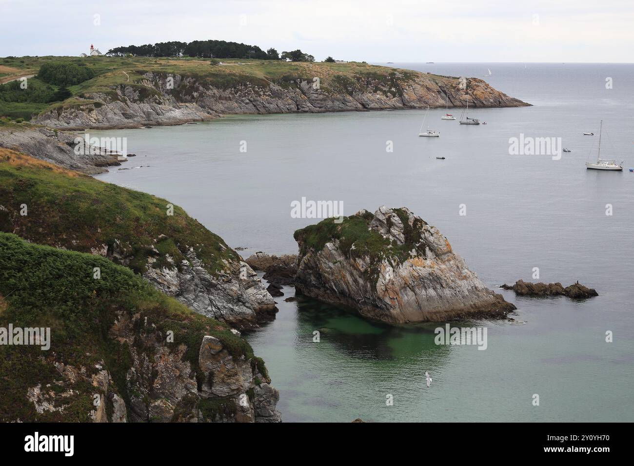 Coastline between Port Maria and Plage de Reine Victoria, Belle Ile en ...