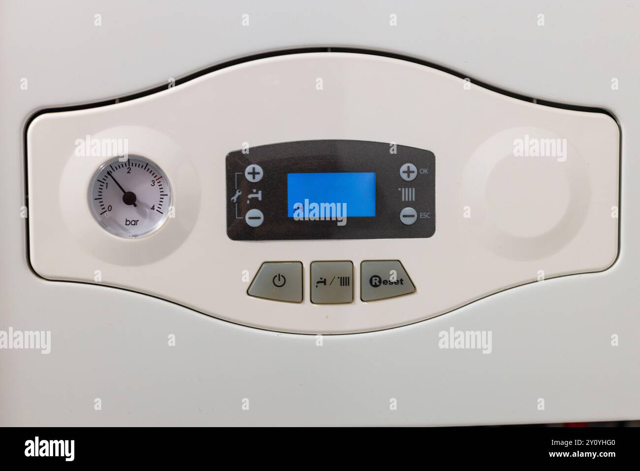 Modern Boiler Control Panel Display Stock Photo - Alamy