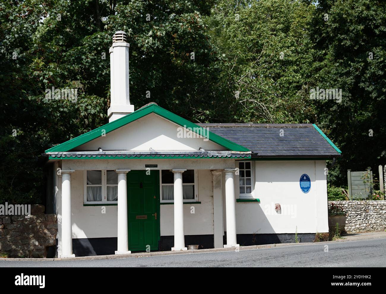 Exterior, Outside Of The 19th Century Classical Style Single Storey ...