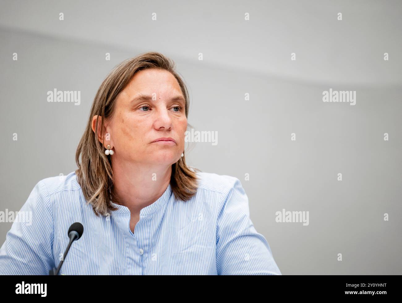 THE HAGUE - Laura Bromet (GroenLinks-PvdA) in the Lower House during a ...