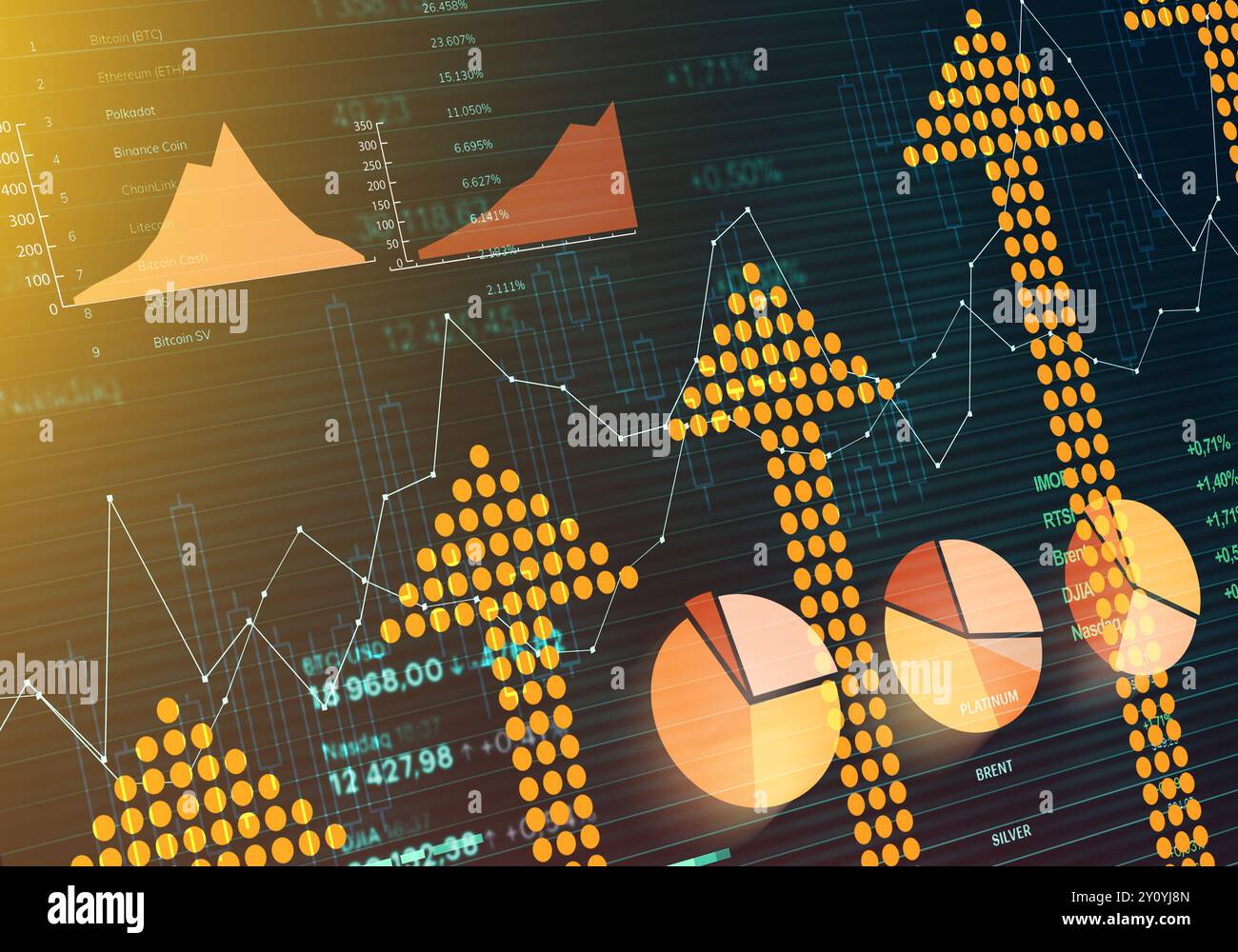 Infographic dashboard worldwide marketing hi-res stock photography and ...