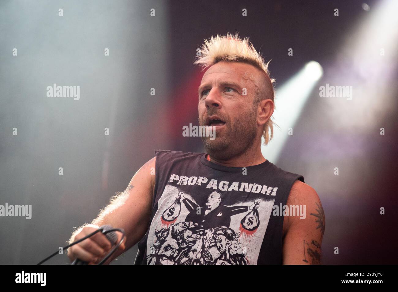 Trondheim, Norway. 17th, August 2024. The Norwegian punk band Anti-Lam ...
