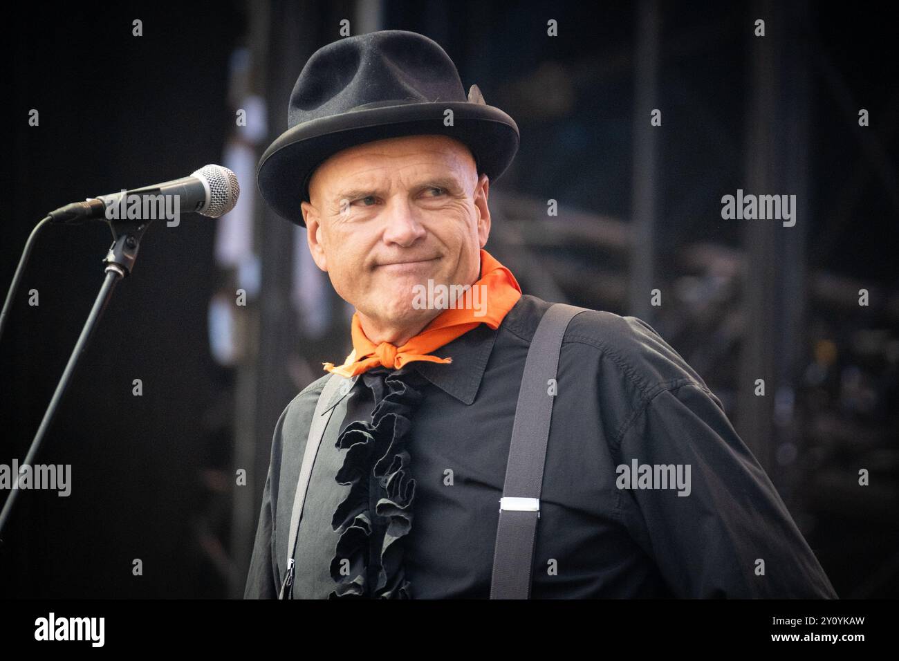 Trondheim, Norway. 17th, August 2024. The Norwegian pop band Tre Små ...