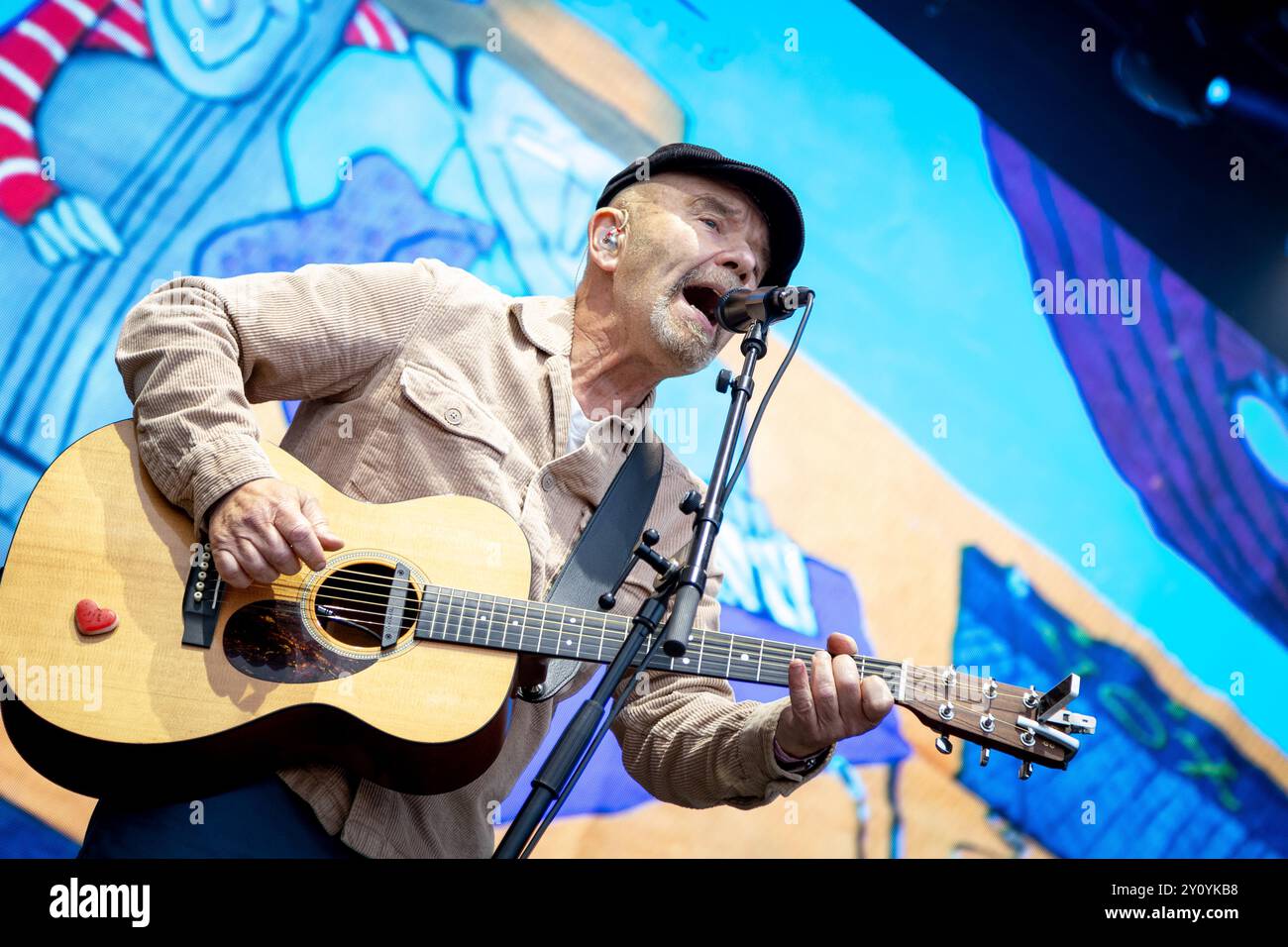 Trondheim, Norway. 17th, August 2024. The Norwegian pop band Tre Små ...