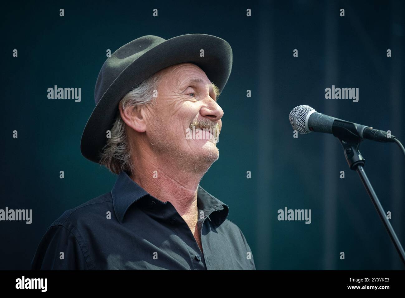 Trondheim, Norway. 17th, August 2024. The Norwegian pop band Tre Små ...