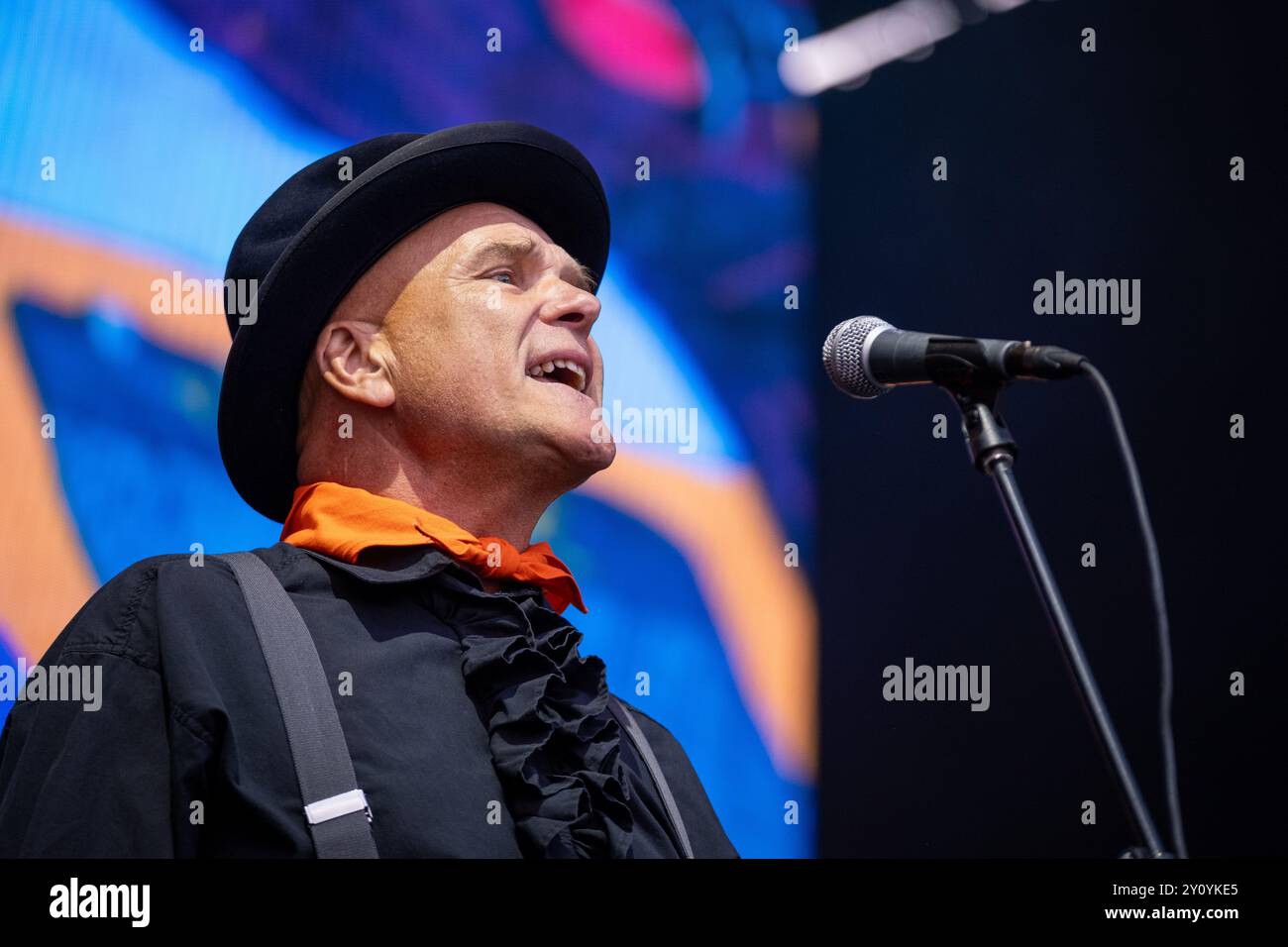 Trondheim, Norway. 17th, August 2024. The Norwegian pop band Tre Små ...