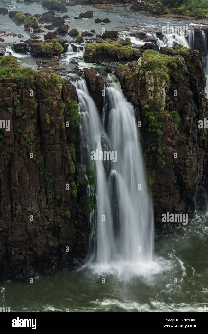Iguazu Falls National Park in Argentina, as viewed from Brazil. A ...