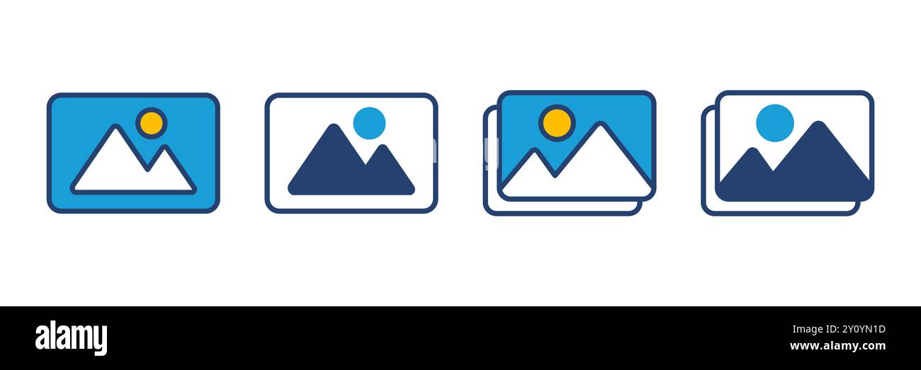 Picture icon vector. photo gallery icon symbol Stock Vector Image & Art ...