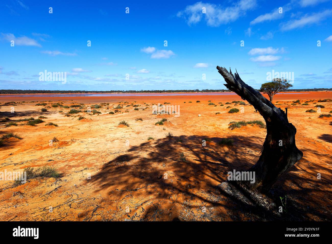 Outback lake landscape, Southern Hills, Western Australia Stock Photo ...