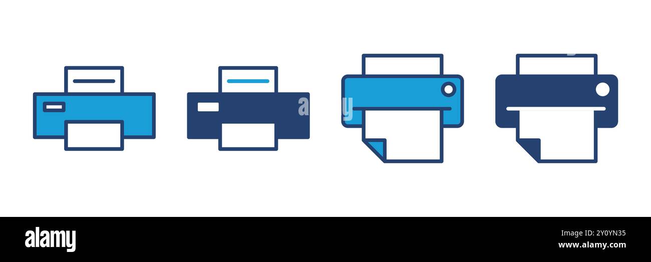 Printer logo Stock Vector Images - Alamy