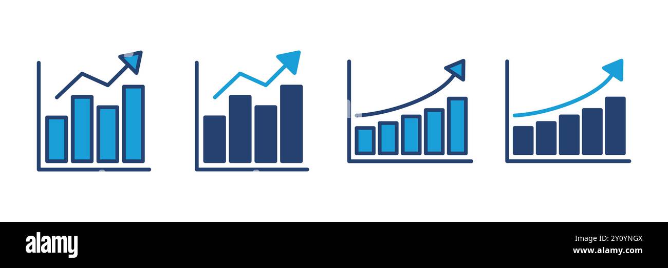 Growing graph Icon. Chart icon. diagram icon Stock Vector Image & Art ...