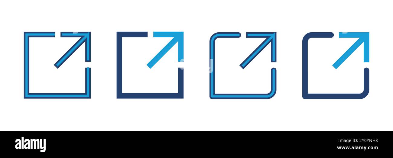 External link icon vector. link icon vector. hyperlink symbol Stock ...