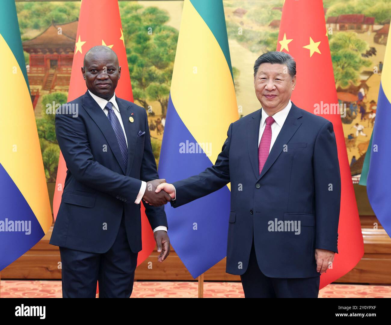 Brice clotaire oligui nguema hi-res stock photography and images - Alamy