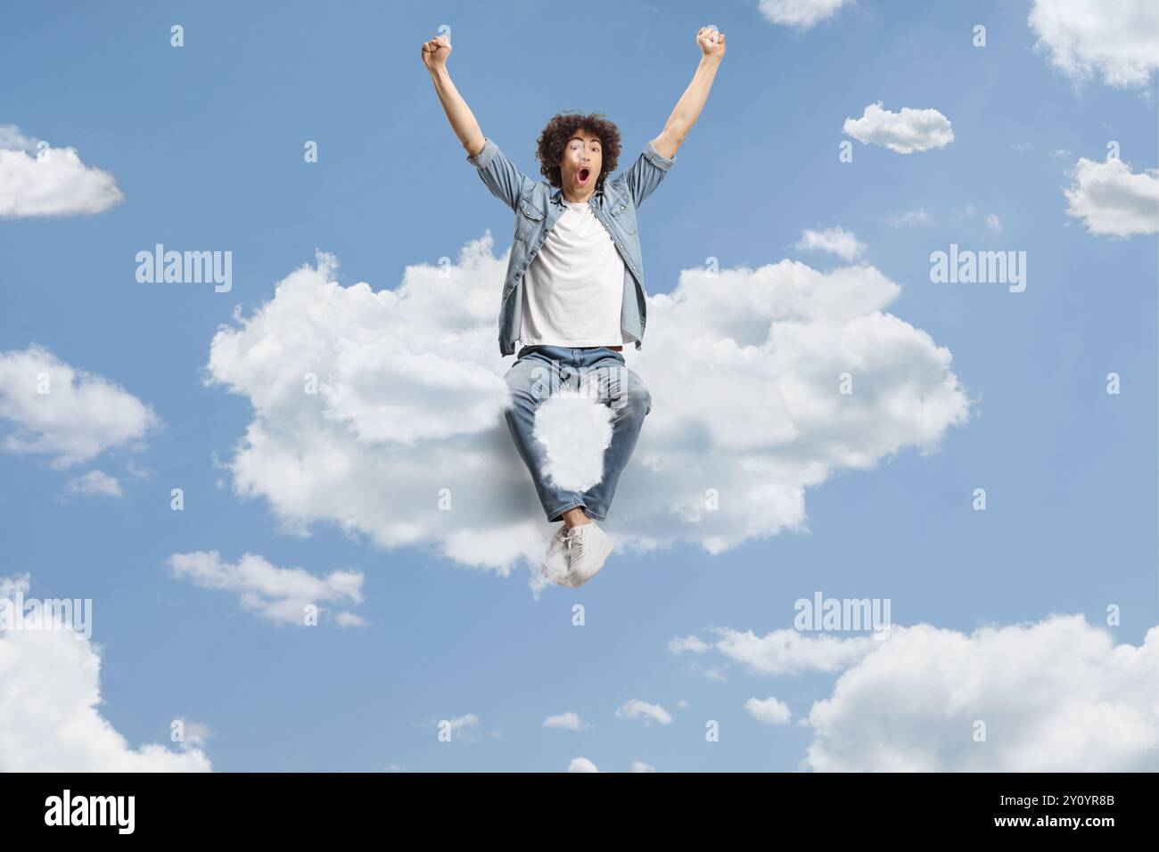 Guy cheering hi-res stock photography and images - Alamy