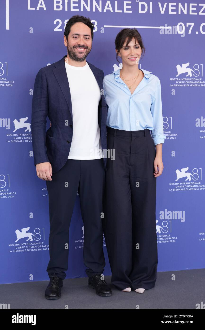 Venezia, Italia. 04th Sep, 2024. Matteo Rovere and Director Giulia Louise Steigerwalt attends ...
