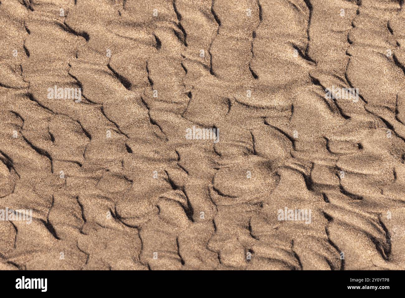 Sand ripple pattern, natural background photo. Abstract dune ground ...