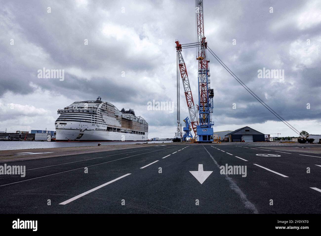 Saint Nazaire, France. 17th Aug, 2024. Picture, dated on August 17 ...