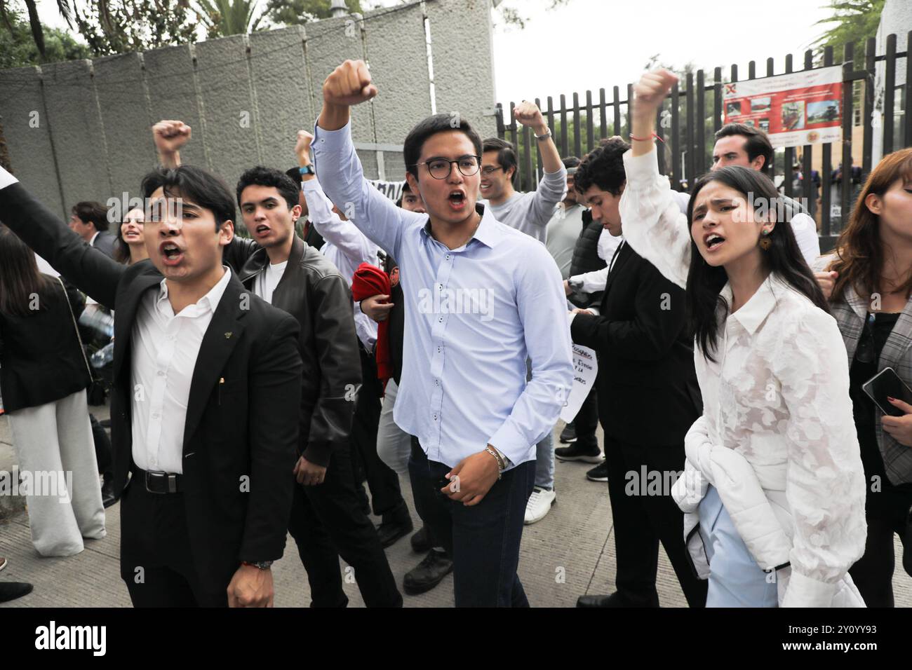 Protest Against the Reform of the Judicial Branch Law students from ...