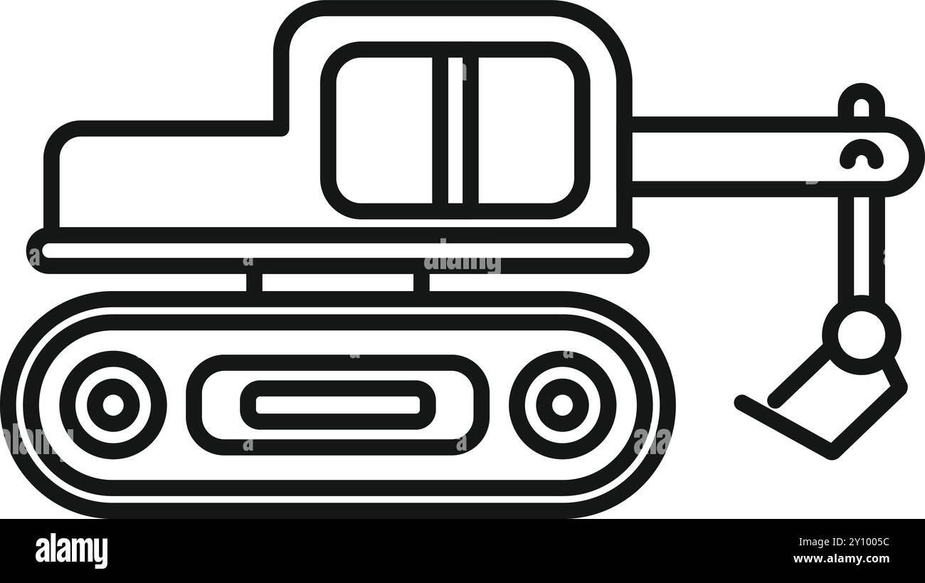 Hydraulic digging arm Cut Out Stock Images & Pictures - Alamy