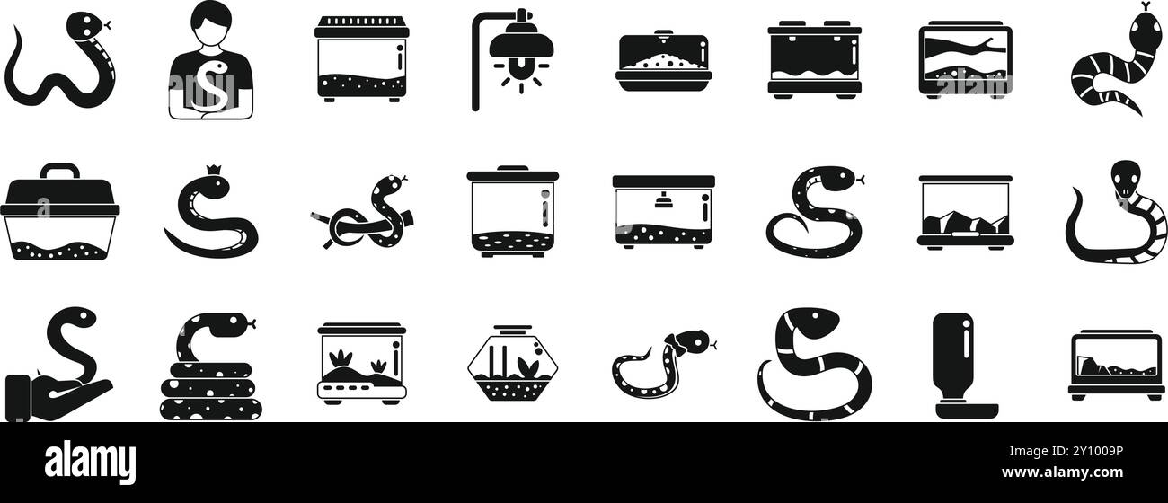 King cobra snake habitat Stock Vector Images - Alamy