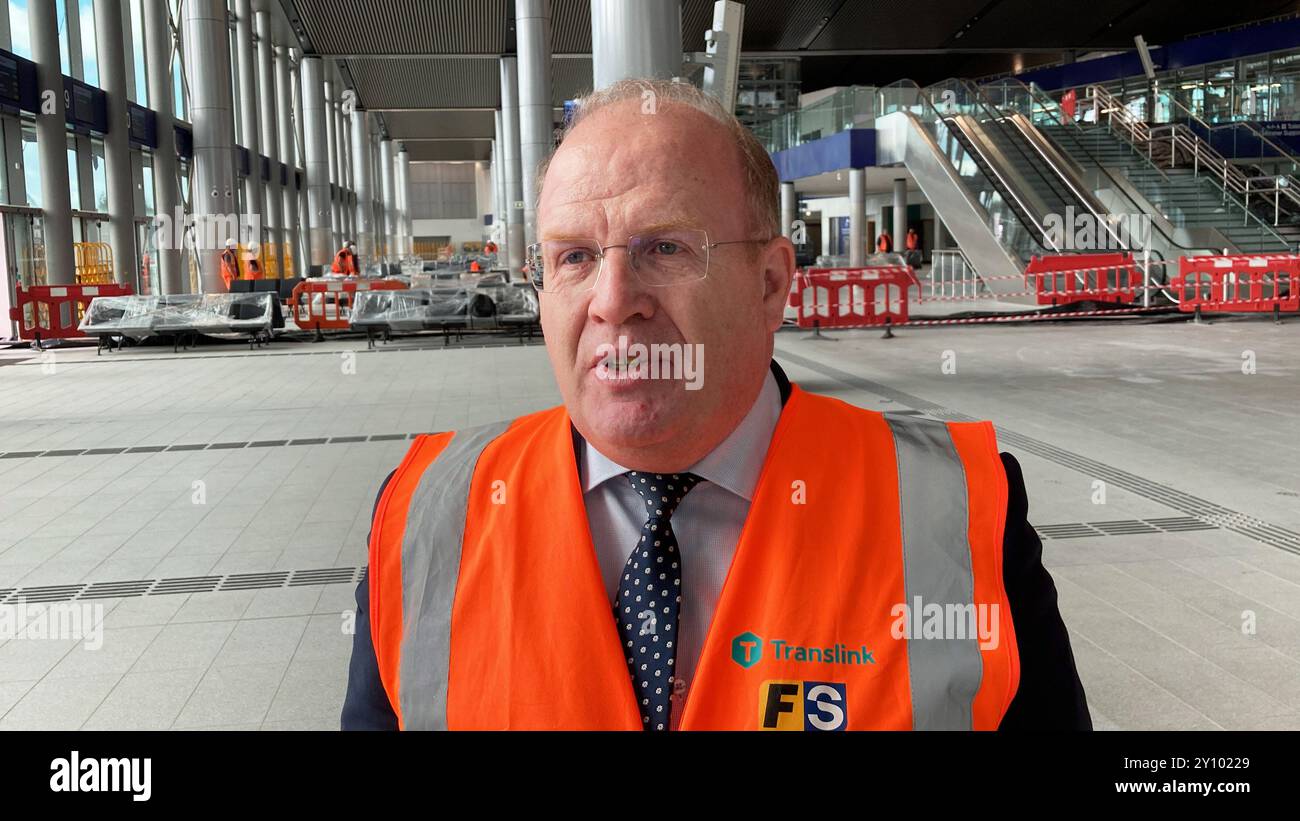 John Glass, director of infrastructure and projects at Translink, at ...