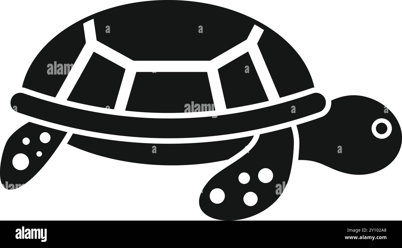 This vector icon of a turtle walking is perfect for projects related to ...